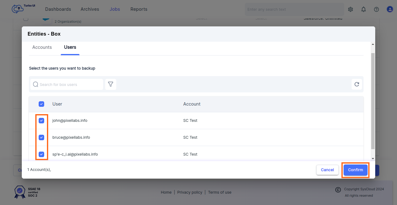 How to setup Box backup?
